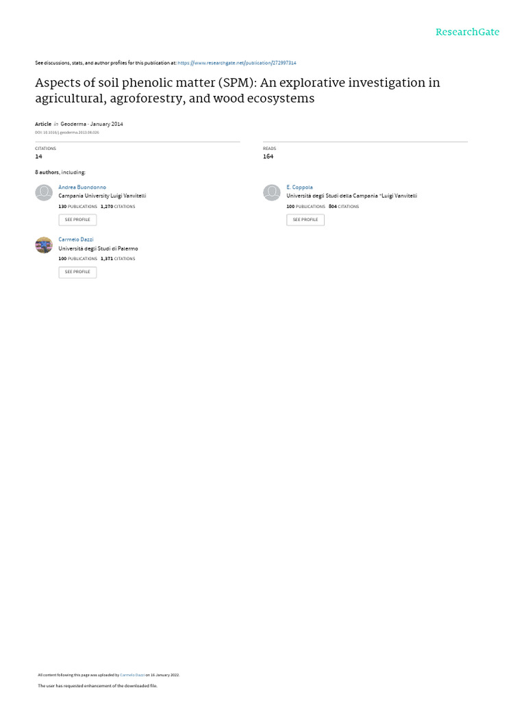Geode R Mapo Life No Li 2014 | PDF | Soil | Analysis Of Variance