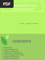 Biodiversity Project | PDF | Biodiversity | Conservation Biology