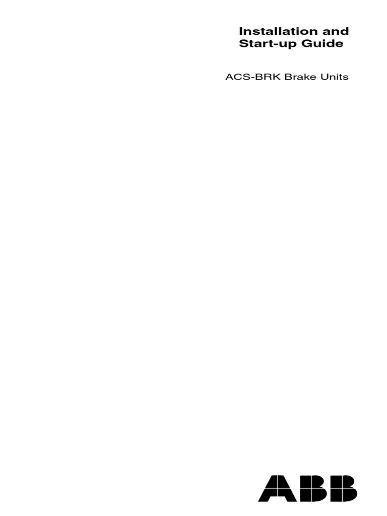 ABB-Brake-Chopper-Manual | PDF
