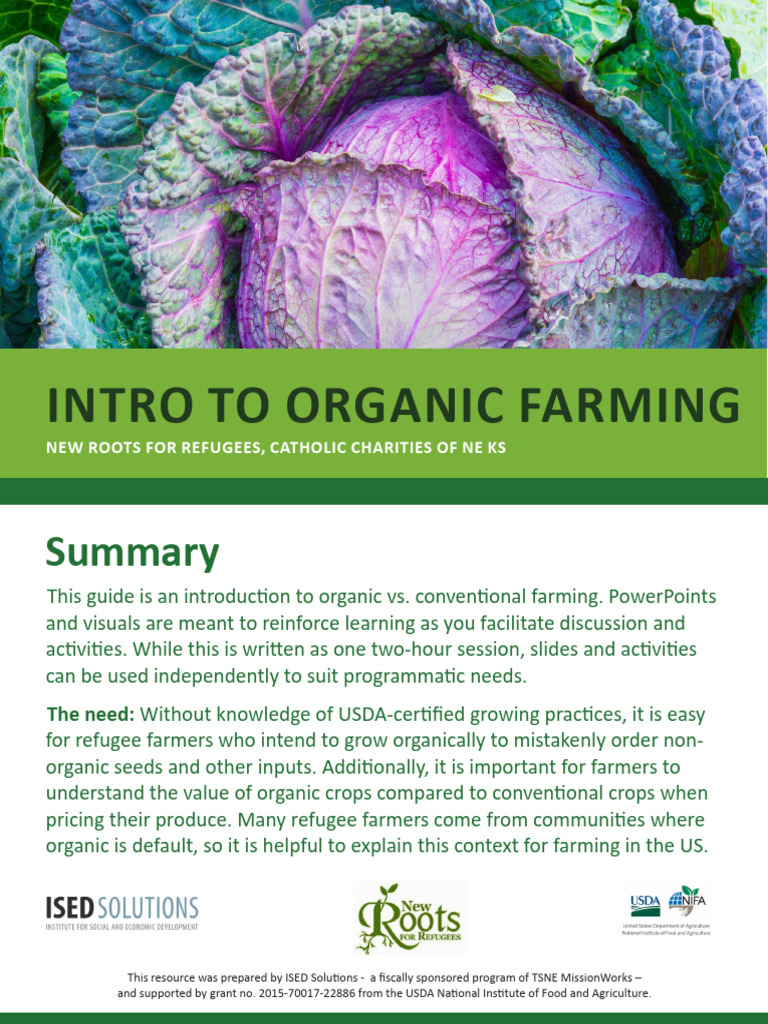 Intro To Organics Farming Guide Final | PDF | Organic Farming | Agriculture