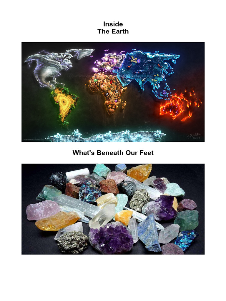 The Treasures of The Earth | PDF | Gypsum | Minerals