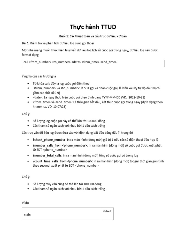 TH C Hành TTUD Buoi 1 | PDF