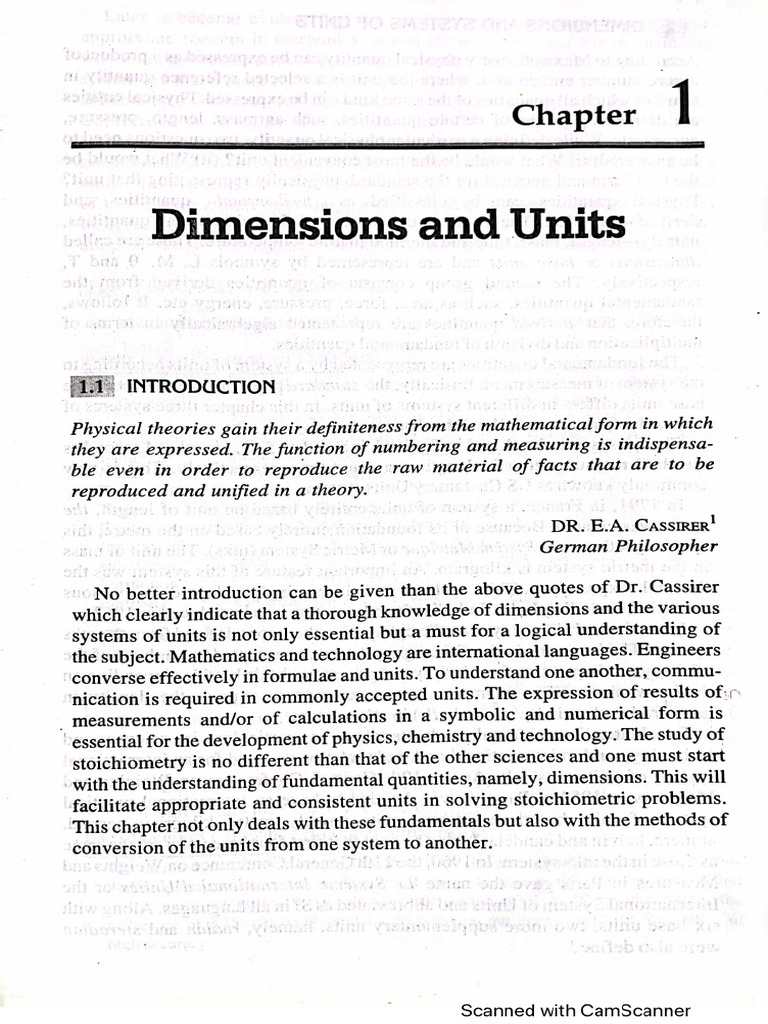 Chapter 1 (Stoichiometry Book) | PDF