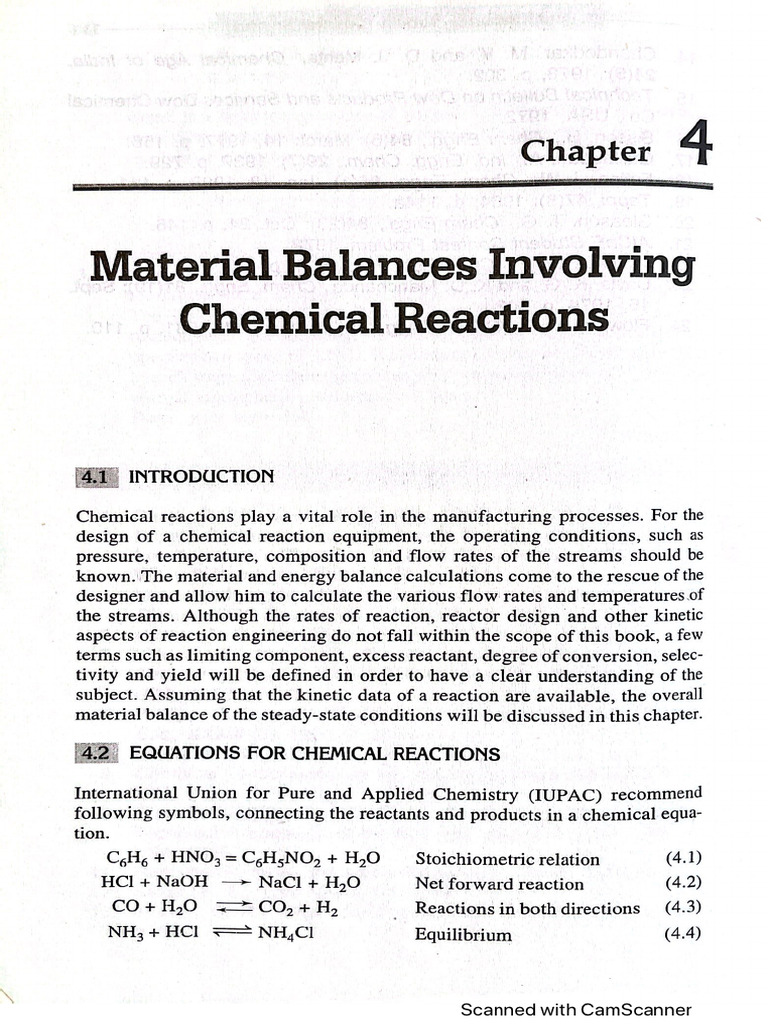 Chapter 4 (Stoichiometry Book) | PDF
