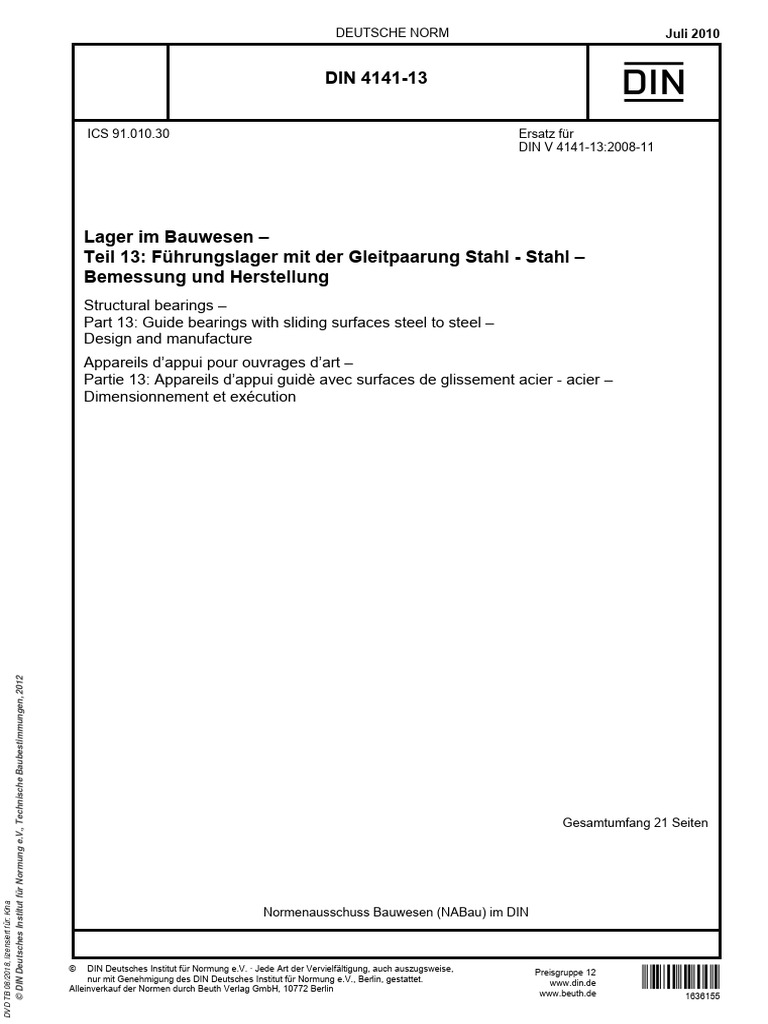 Din 4141-13 | PDF