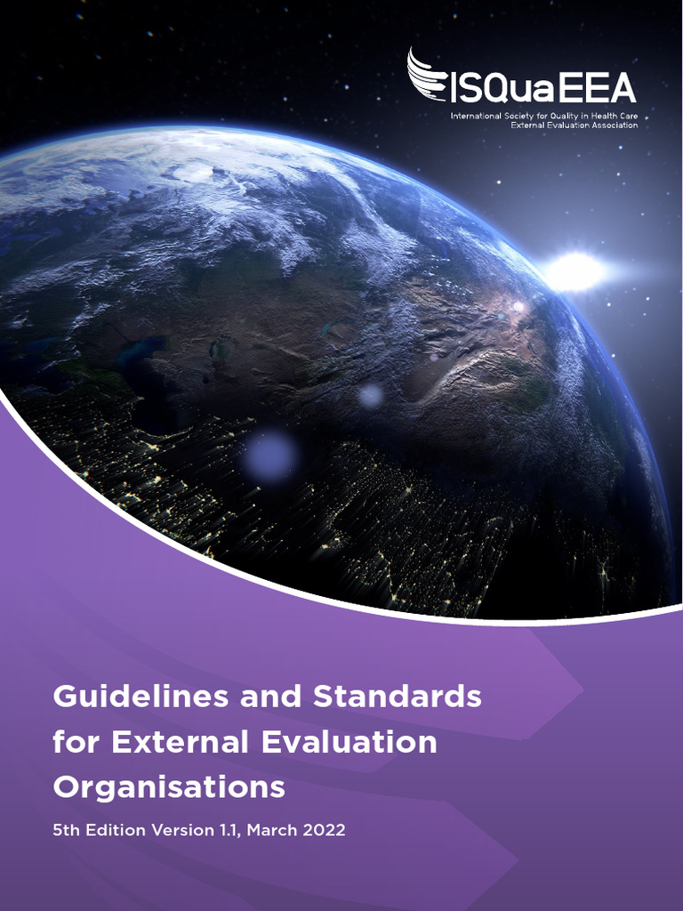 Guidelines and Standards For External Evaluation Organisations 5th Edition v1.1 | Download Free ...