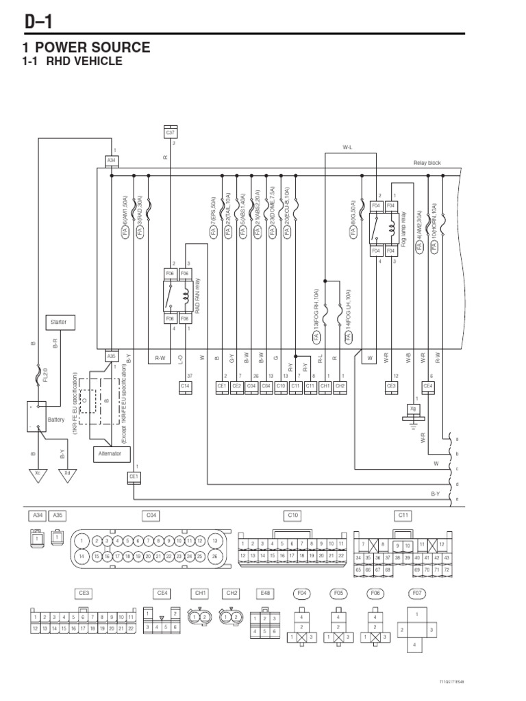 1KR-FE Engine Wiring Diagram Guide | PDF