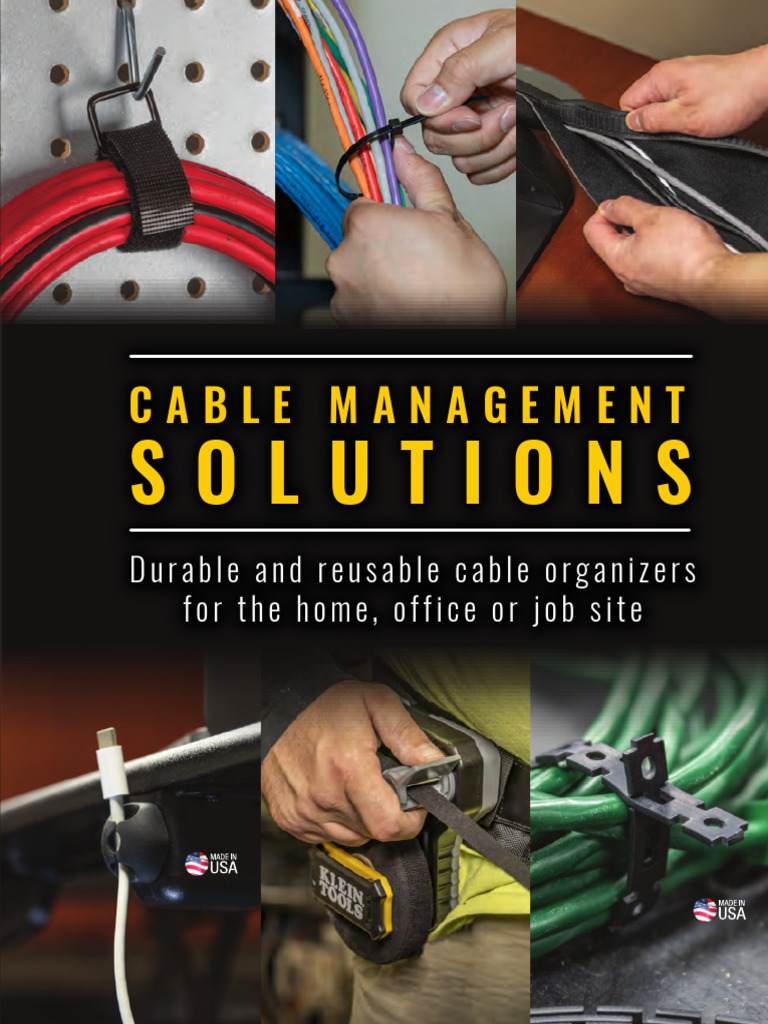 Cable Management Brochure | PDF | Wire | Manufactured Goods