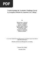 Understanding Irregular College Students | PDF | Interview | Motivation