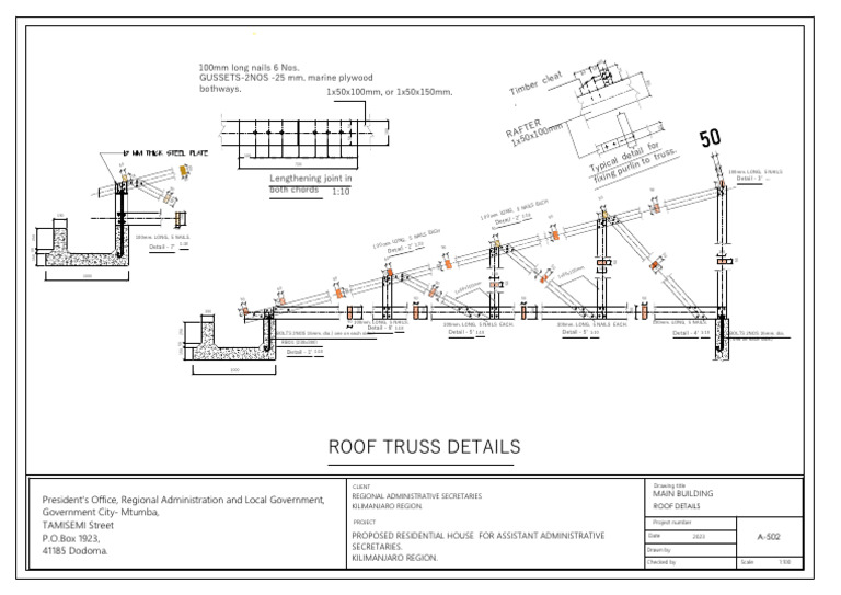 Roof Details Pdf Structural Engineering Architectural Elements