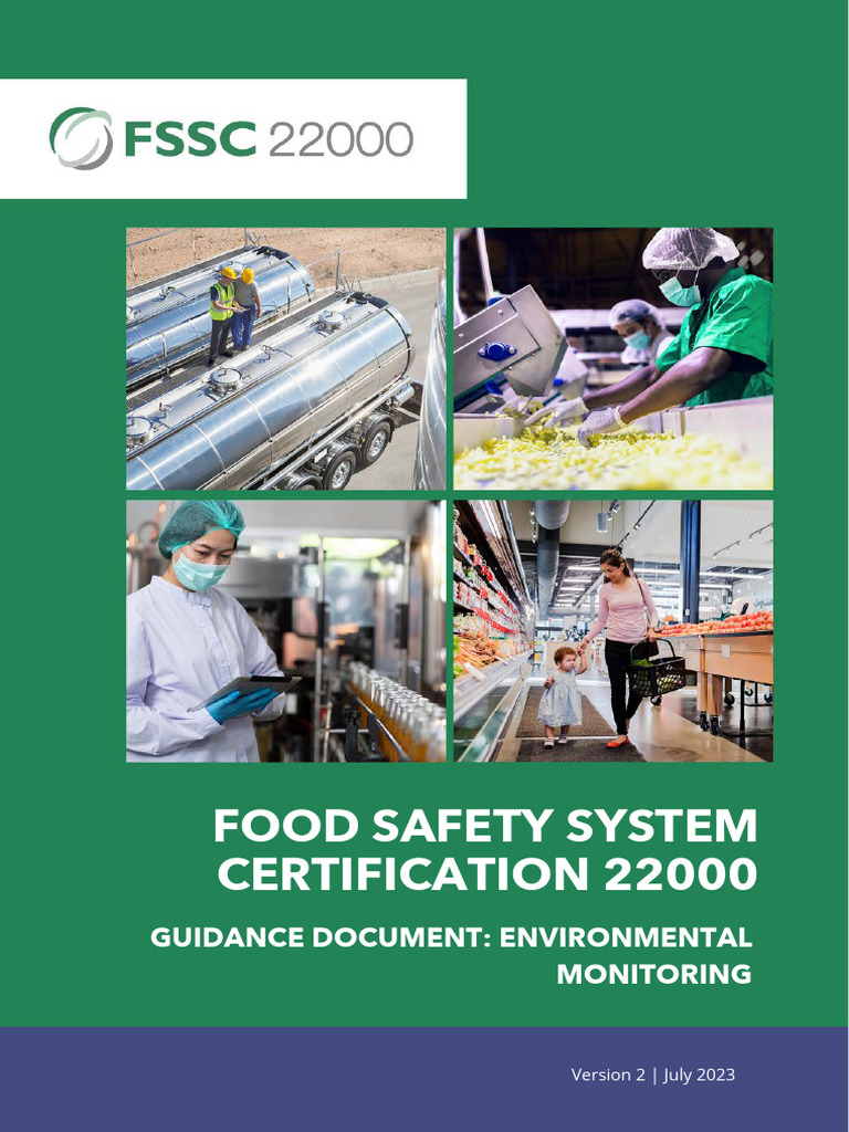FSSC 22000 V6 Guidance Document Environmental Monitoring | PDF ... FSSC 22000 V6 Guidance Document Environmental Monitoring | PDF ...