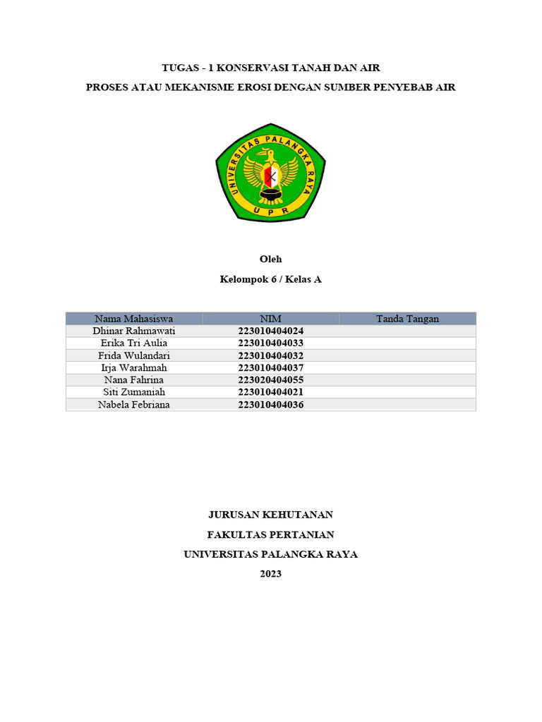 Konservasi Tanah Air | PDF