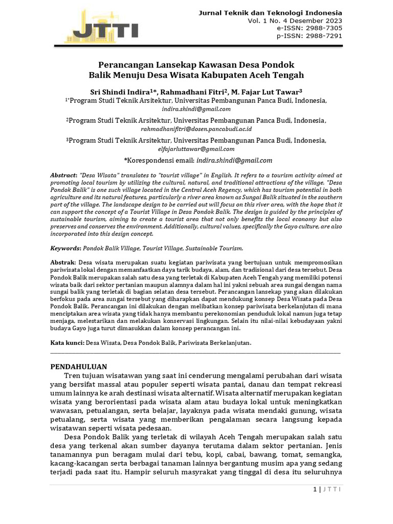 1-9 +Sri+shindi+Indira +JTTI+Desember+2024 | PDF