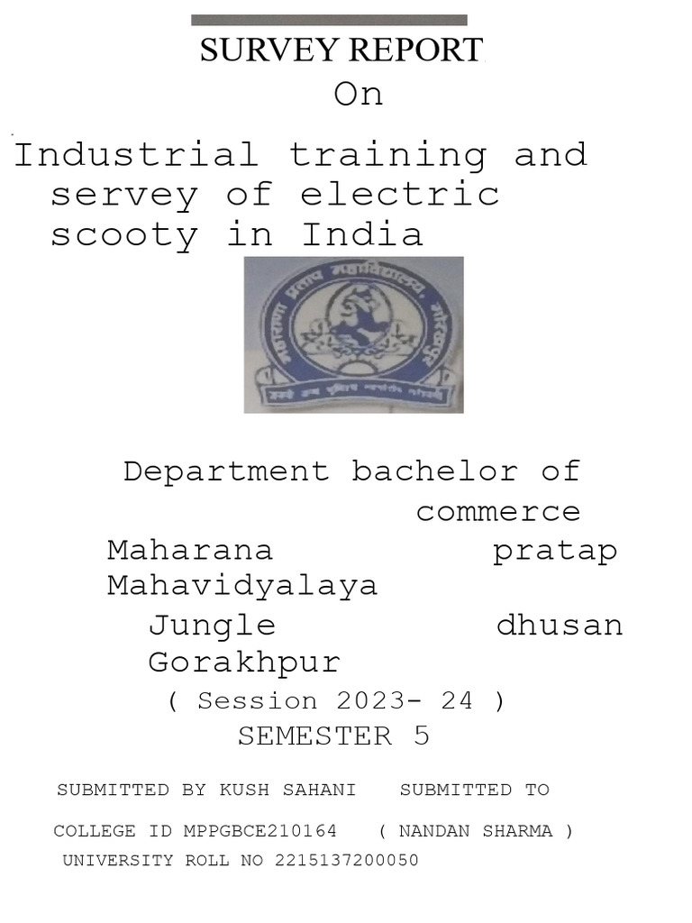 Industrial Training Survey Com 305 Practical Work | PDF ...