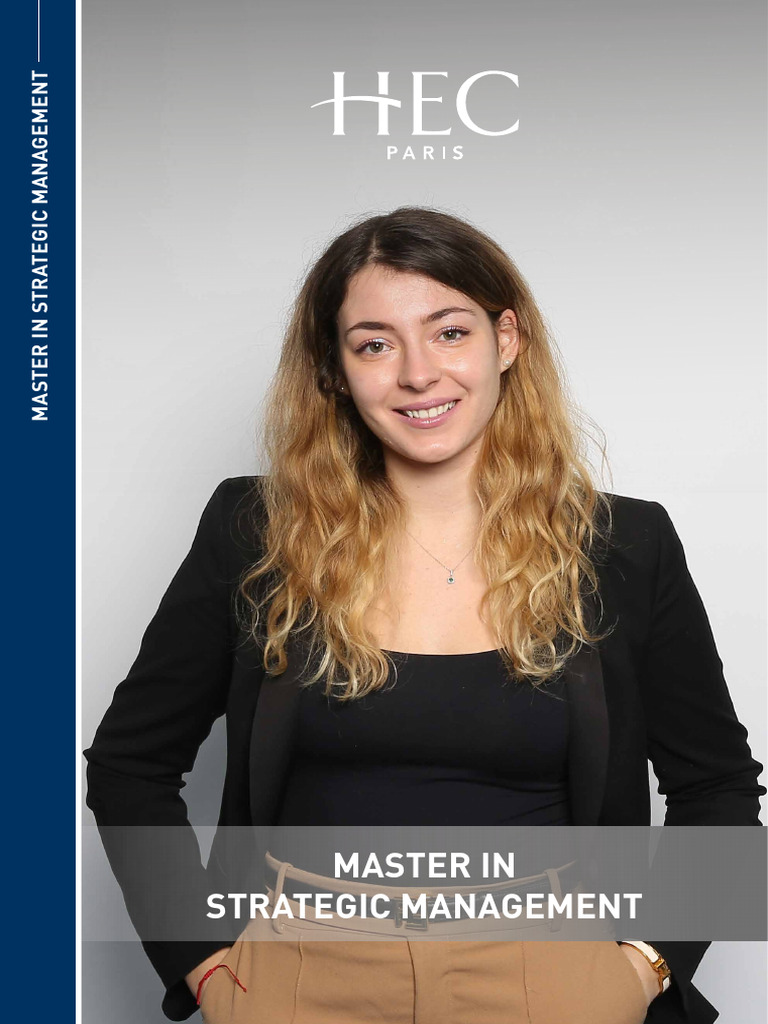 Brochure Master in Strategic Management | Download Free PDF | Strategic ...