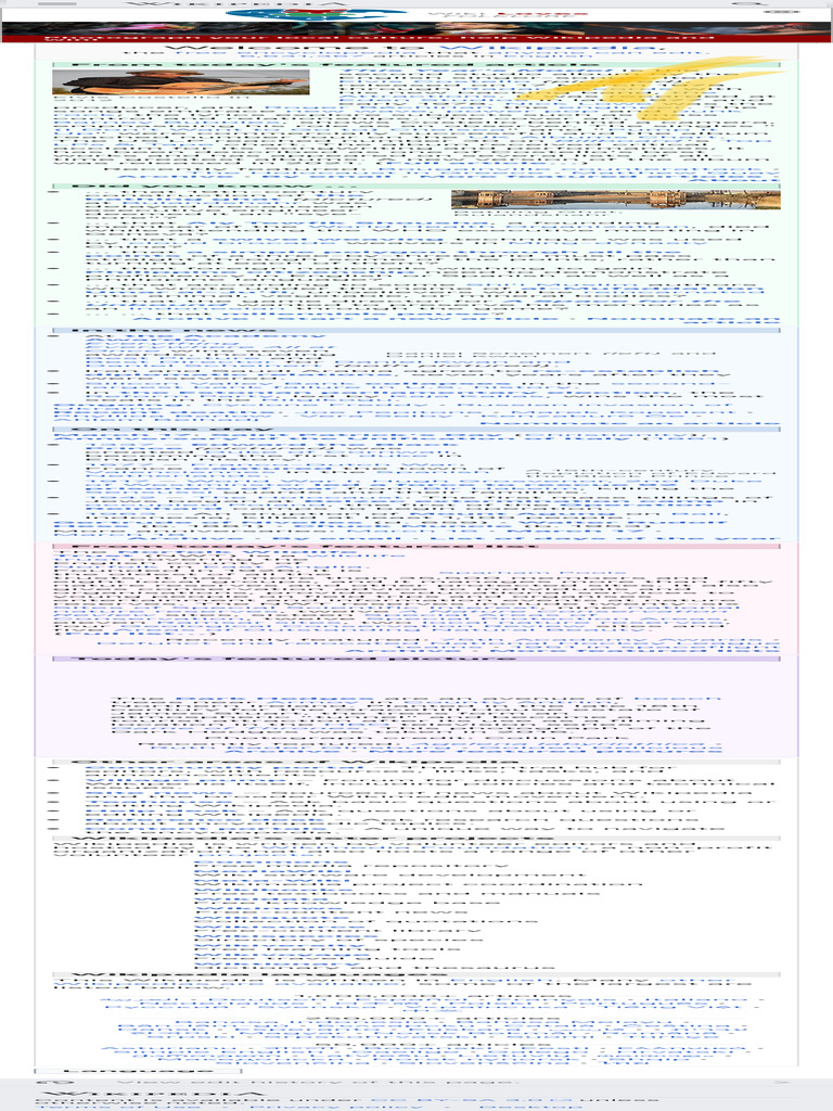 Wikipedia Highlights & Updates | PDF | Wikipedia