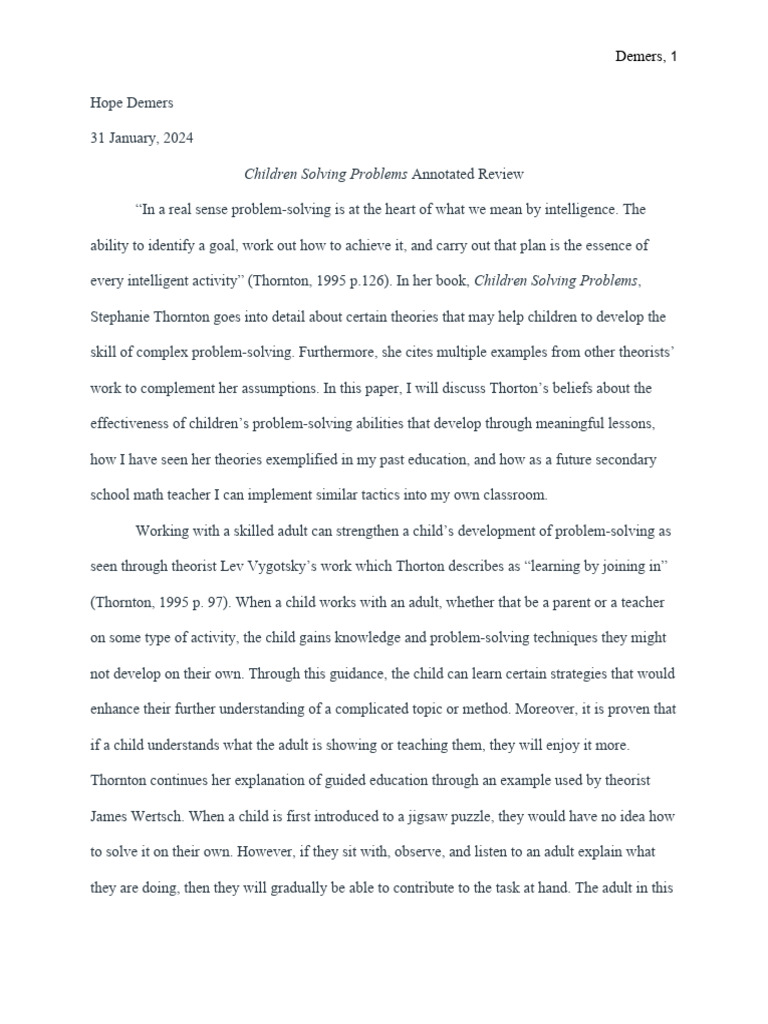 Annotated Review | Download Free PDF | Mathematics | Teachers