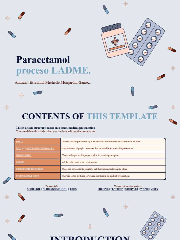 Proceso Ladme Del Paracetamol | PDF