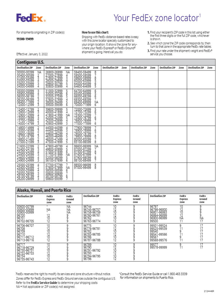 FedEx Zones Ground Norristown | PDF | Freight Transport