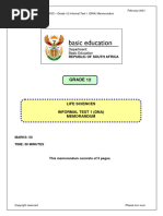 3life Sciences Grade 12 Final Exam Last Push | PDF | Neuroscience