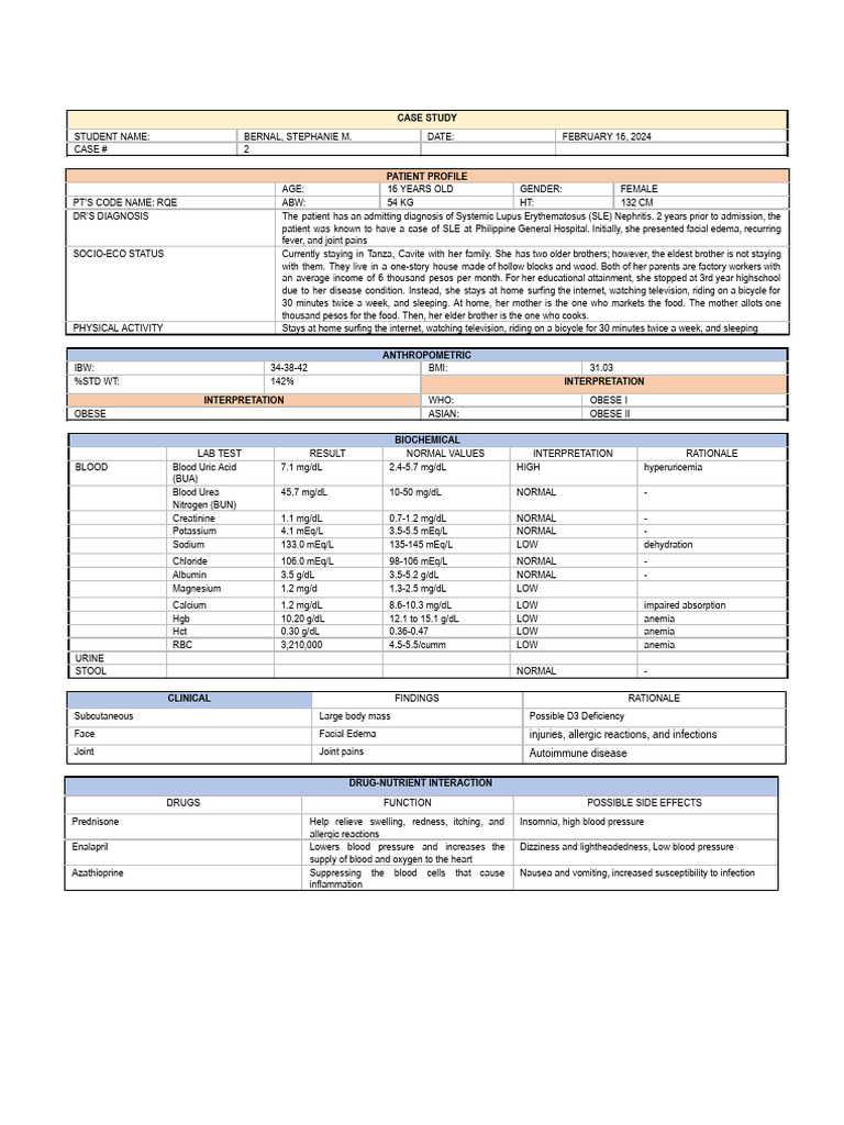 Case 2-2 | Download Free PDF | Magnesium | Anemia