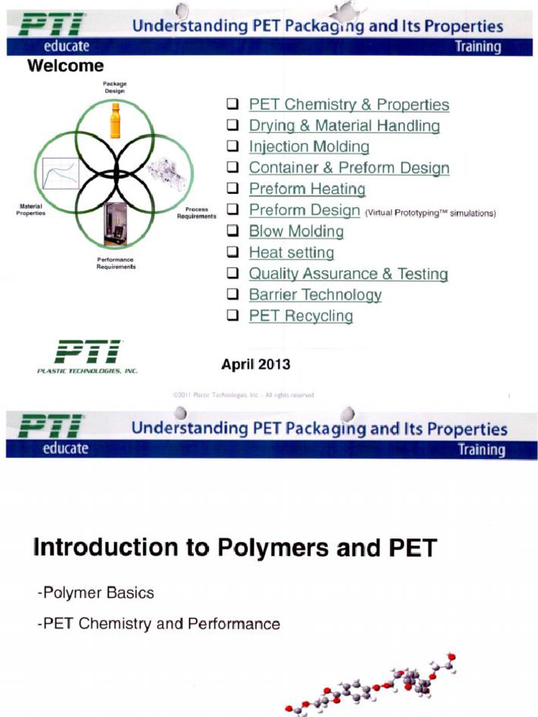 Pet Chemistry and Properties | PDF