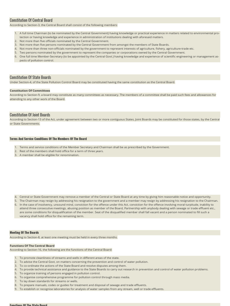 Central Pollution Control Board and State Pollution Control Boards ...