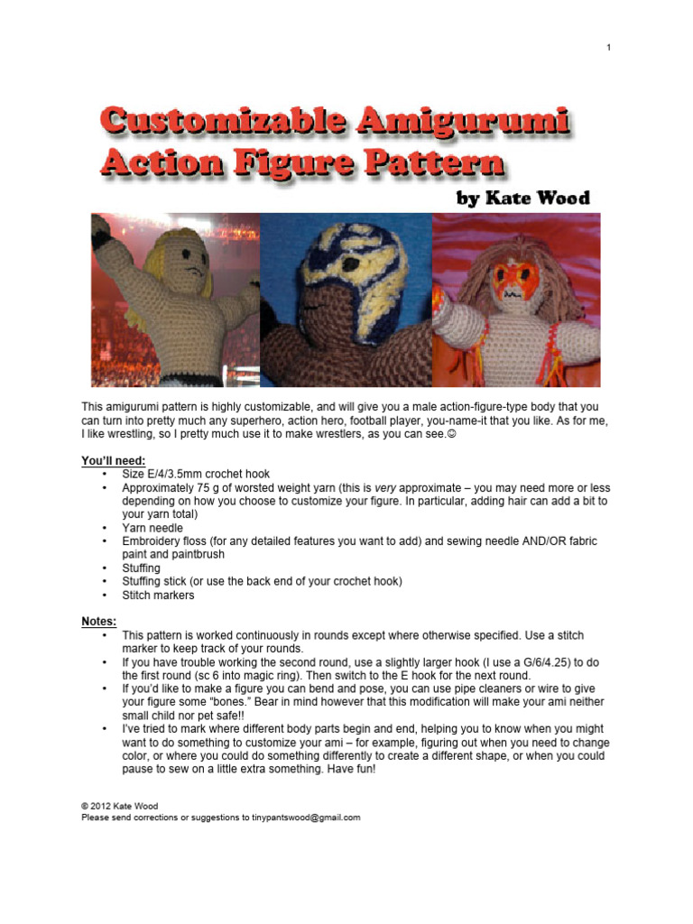 Action Figure Pattern | PDF