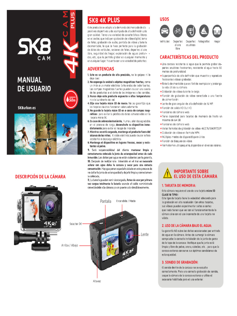 AF MANUAL SK8 4K PLUS Okk | PDF | Computers
