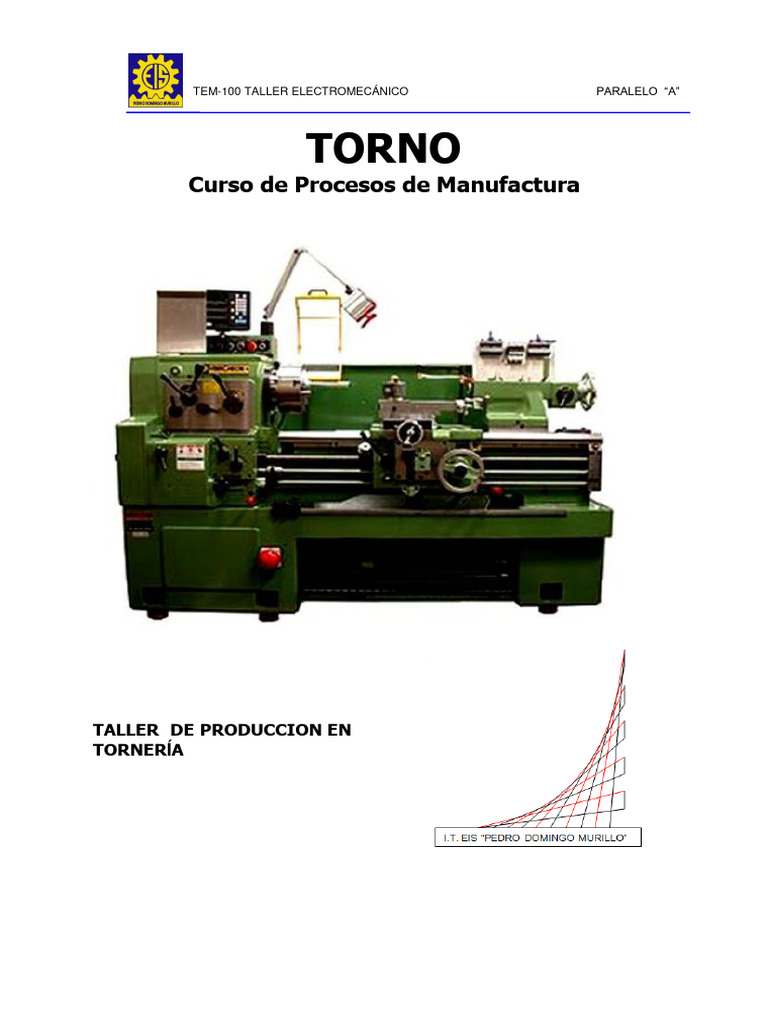 Teoria Del Torno | PDF | Perforar | Metalurgia