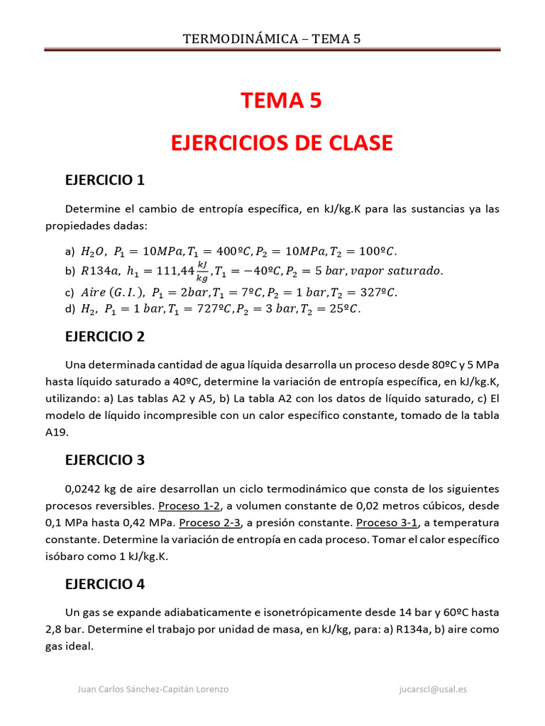 Ejercicios Tema 5 | PDF