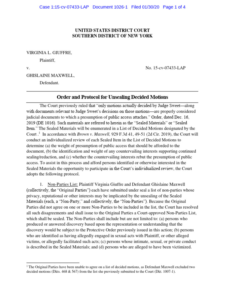 Gov Uscourts Nysd 447706 1026 1 | PDF