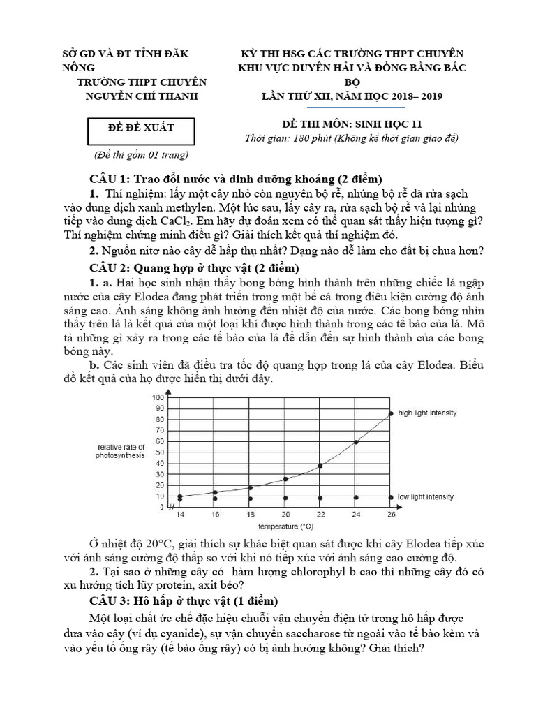 (Lib24.vn) De-Thi-Chon-Hsg-Sinh-Hoc-Duyen-Hai-Va-Dong-Bang-Bac-Bo-Sinh-11-Nam-Hoc-2018-2019 ...