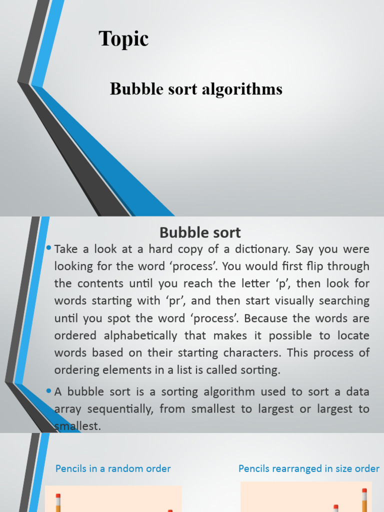Understanding Bubble Sort Algorithms | PDF | Software Engineering | Theoretical Computer Science