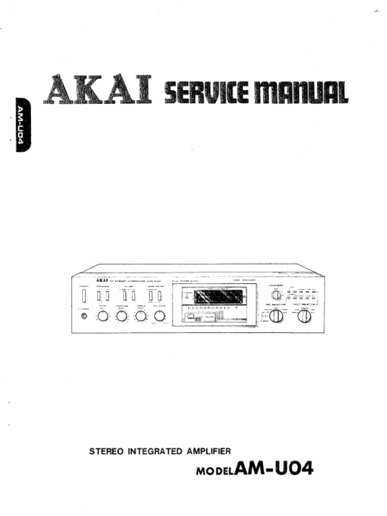 Akai Am-U04 Service | PDF