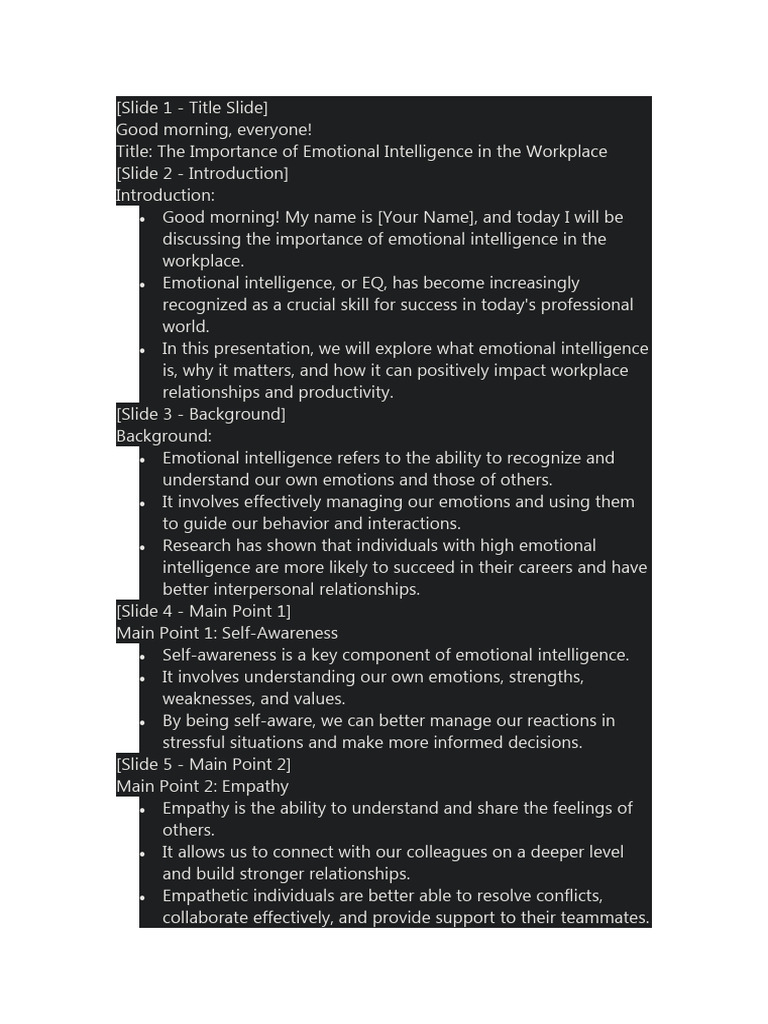 Emotional Intelligence at Work | PDF | Emotional Intelligence | Empathy