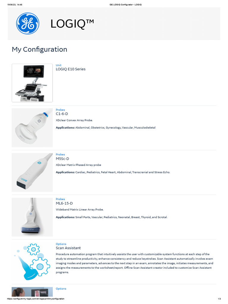 GE LOGIQ Configurator - LOGIQ | PDF | Barcode | Mobile App