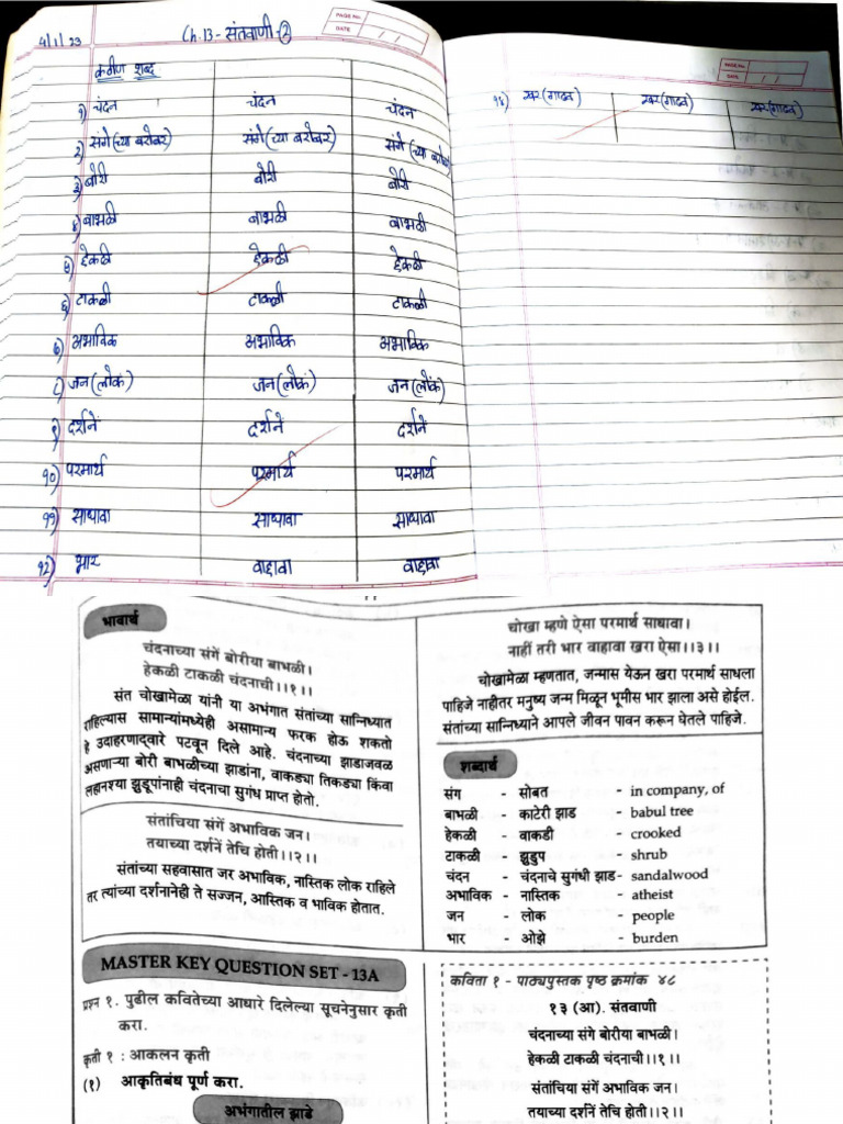 Std 8 - संतवाणी | PDF