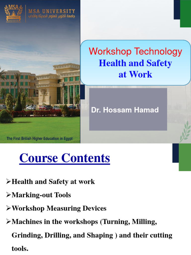 Lect 1 Health and Safety | Download Free PDF | Personal Protective Equipment | Laboratories