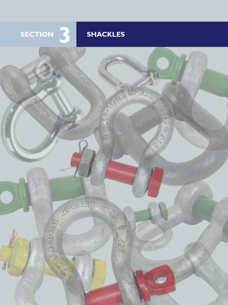 Shackles | PDF | Structural Load | Mechanical Engineering