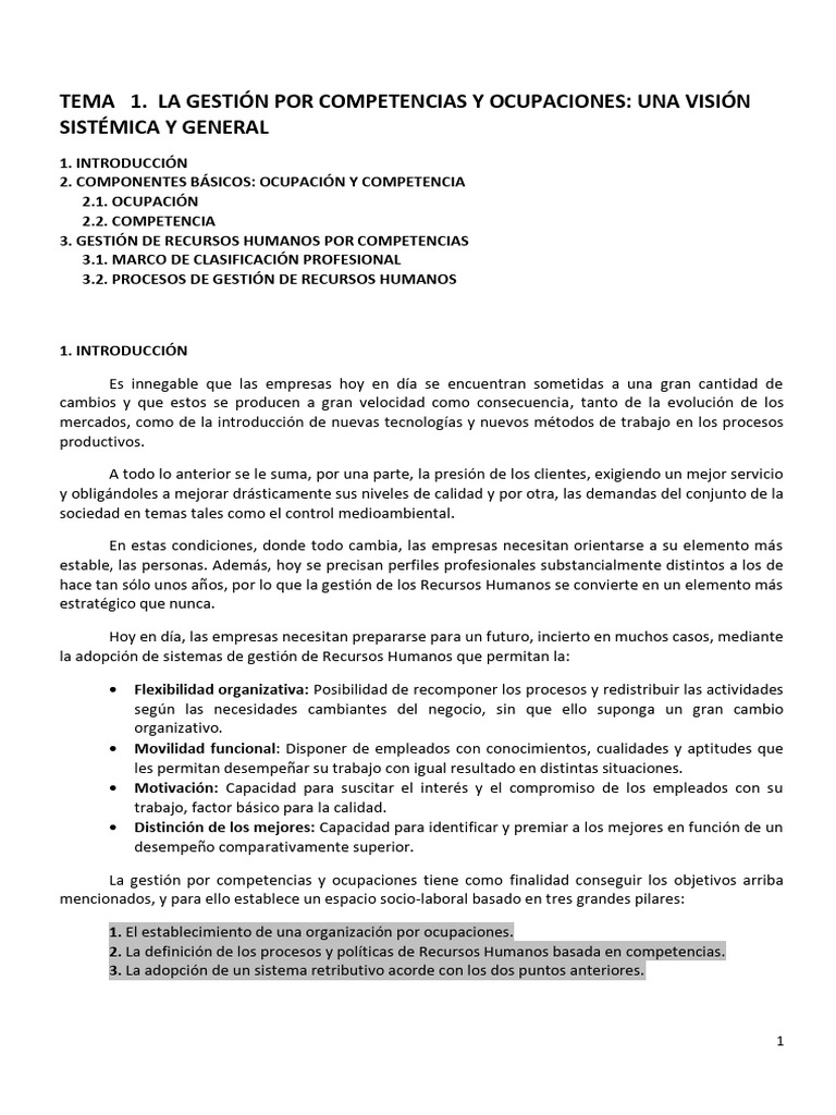Gestión de RRHH por Competencias | PDF | Gestión de recursos humanos | Business