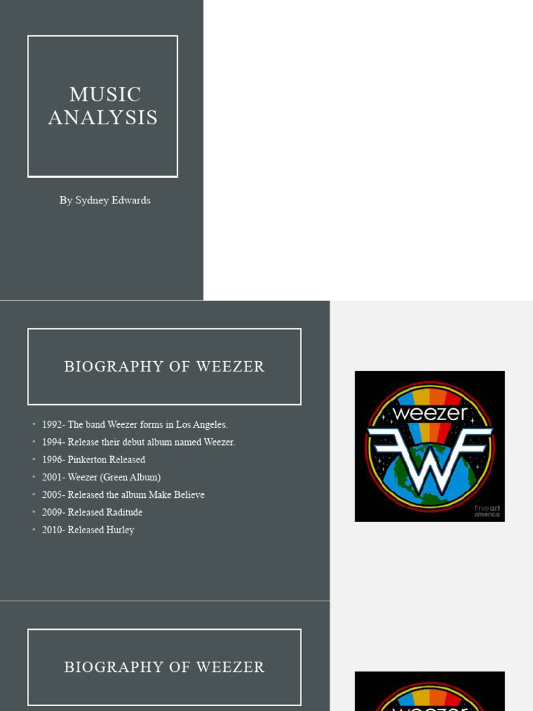 Music Analysis - Weezer | PDF