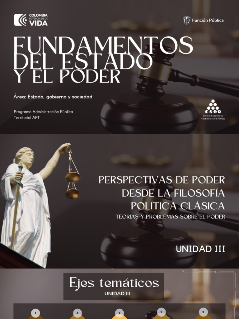 Unidad III Fundamentos Del Estado y El Poder | PDF
