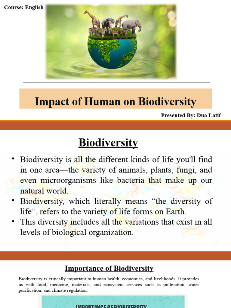 Impact of Human On Biodiversity | PDF | Biodiversity | Invasive Species