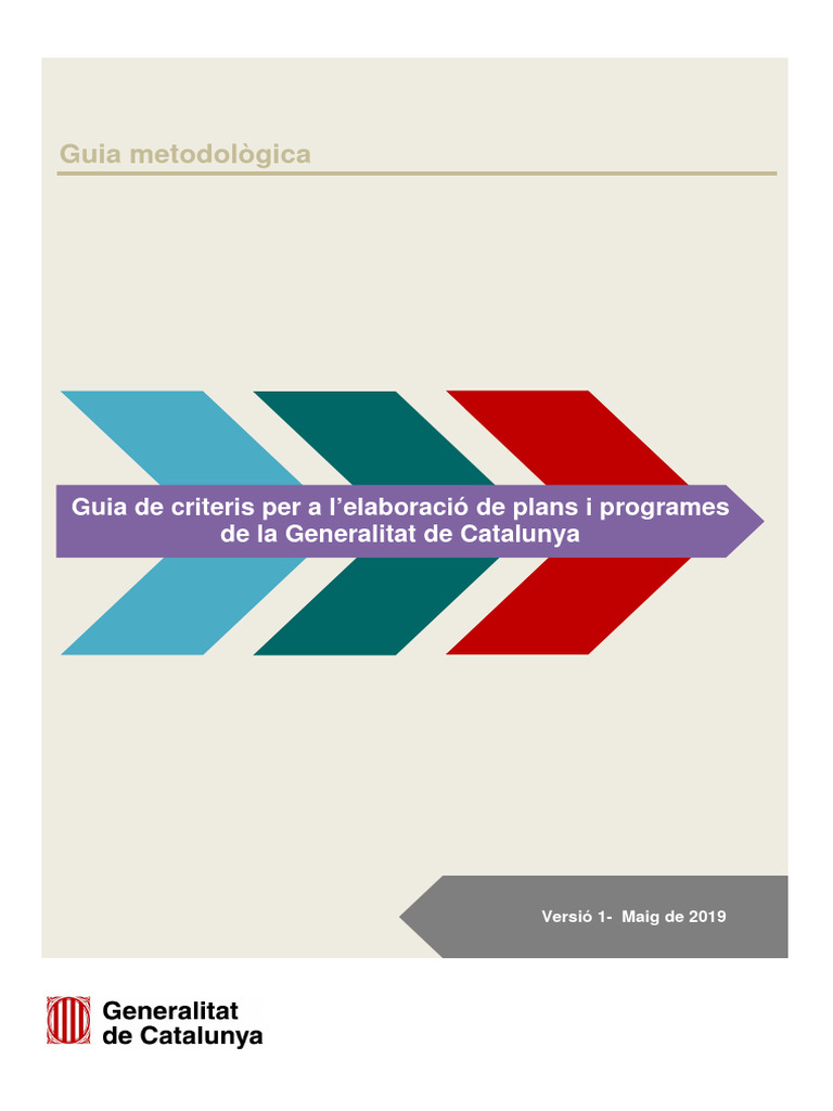 Guia Criteris Elaboracio Plans Programes | PDF