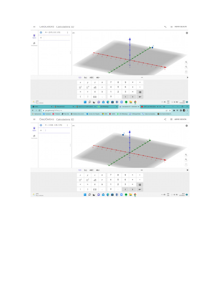 Tarea Graficas Geo Gebra | PDF