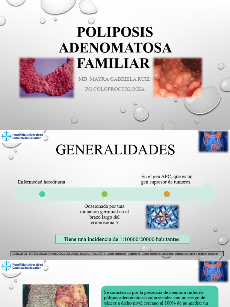 Poliposis Adenomatosa Familiar | PDF | Ciencia y matemáticas