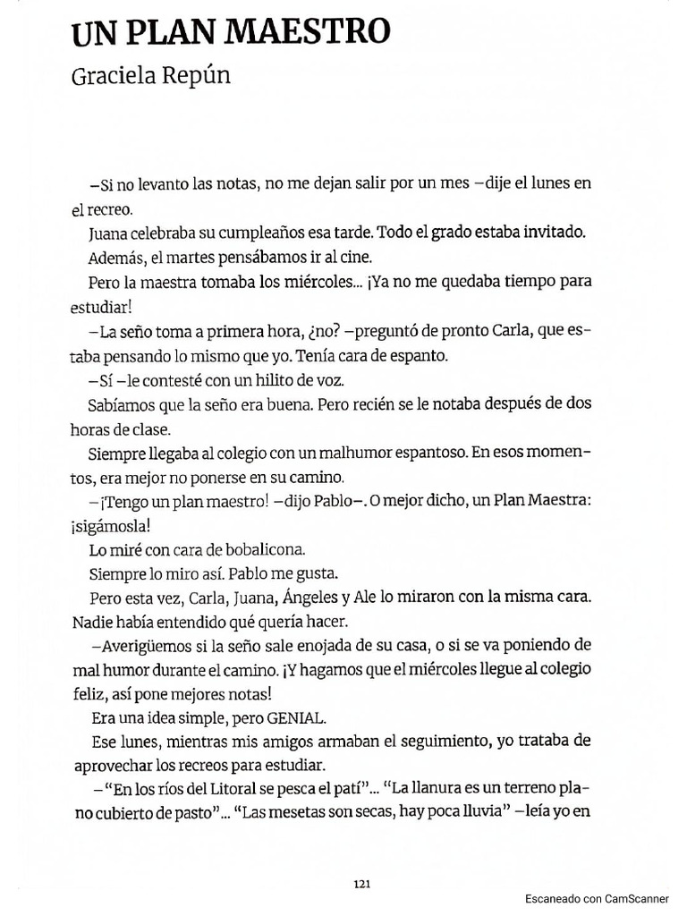 Un Plan Maestro. | PDF