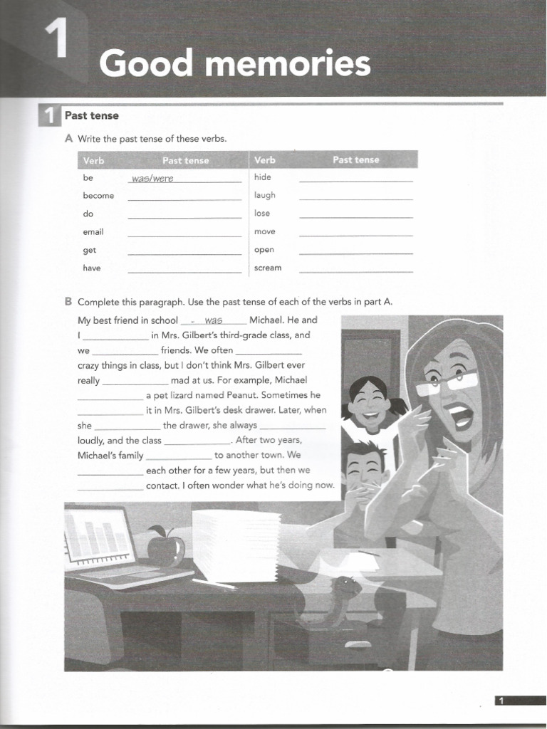 Interchange 2 - Wbook Unit 1 Good Memories | PDF