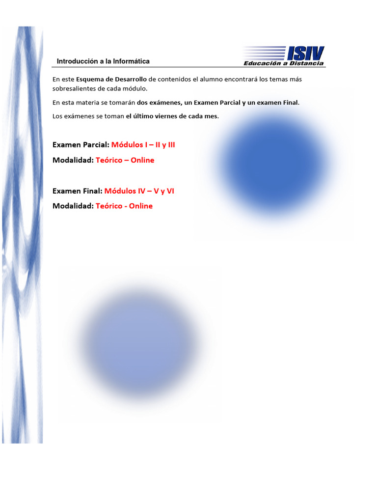 Esquema de Contenidos - Introducción A La Informática | PDF | Informática